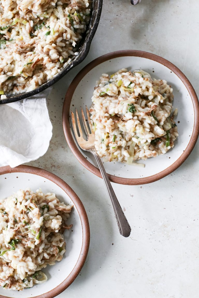 Creamy Dairy-Free Risotto (So Versatile!) - A Nourishing Plate