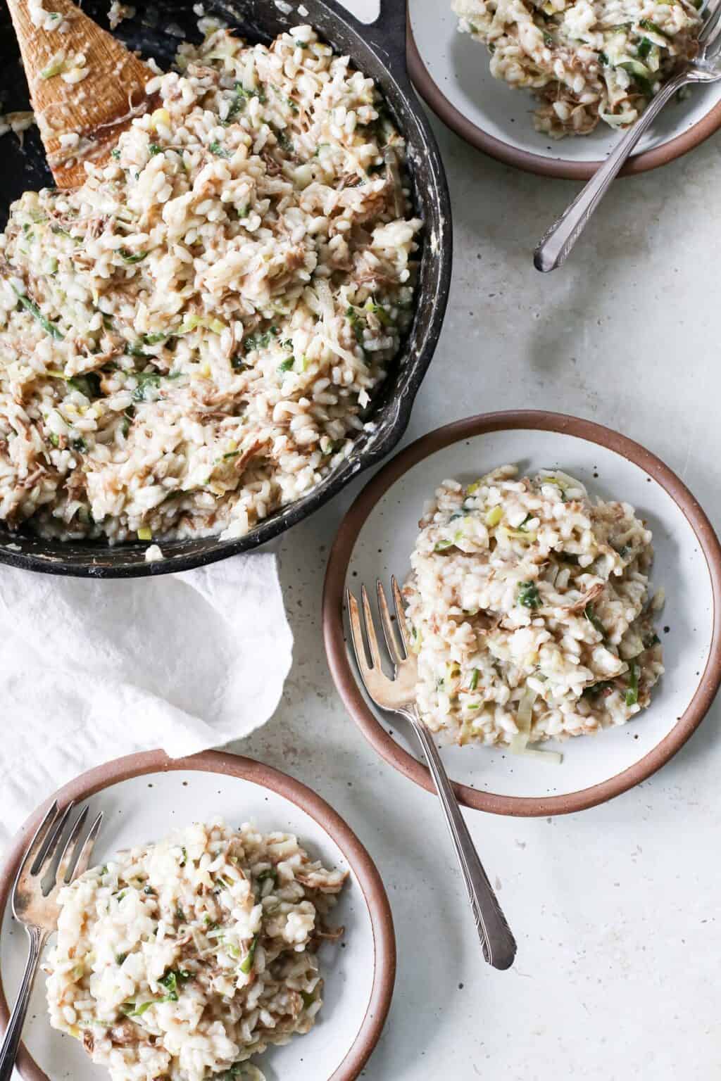 Creamy Dairy-Free Risotto (So Versatile!) - A Nourishing Plate