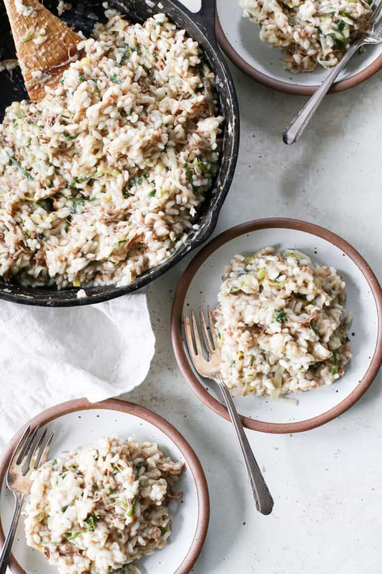 Creamy Dairy-Free Risotto (So Versatile!) - A Nourishing Plate
