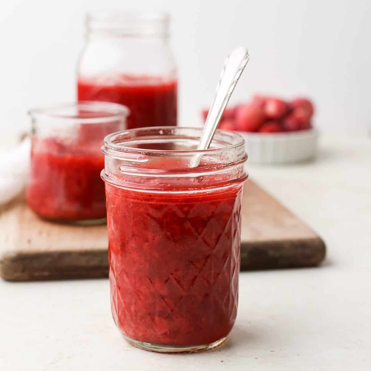 Quick & Easy Strawberry Compote - A Nourishing Plate