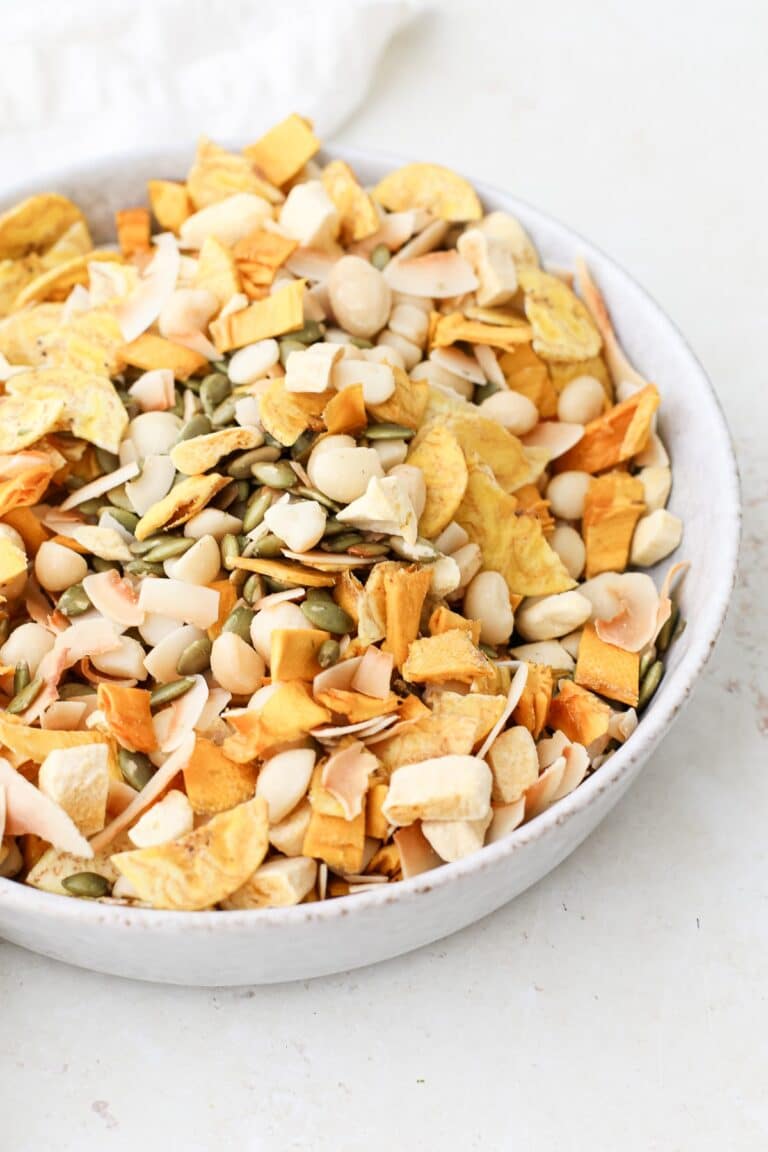 Tropical Trail Mix Recipe - A Nourishing Plate