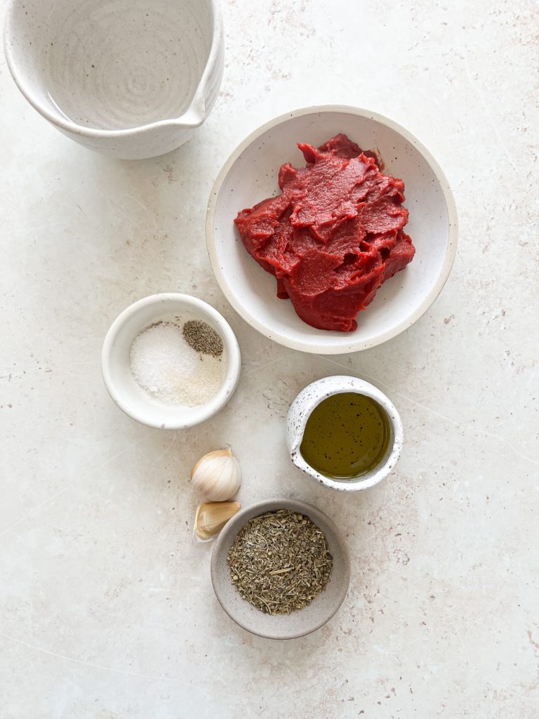 Tomato Paste Pizza Sauce - A Nourishing Plate