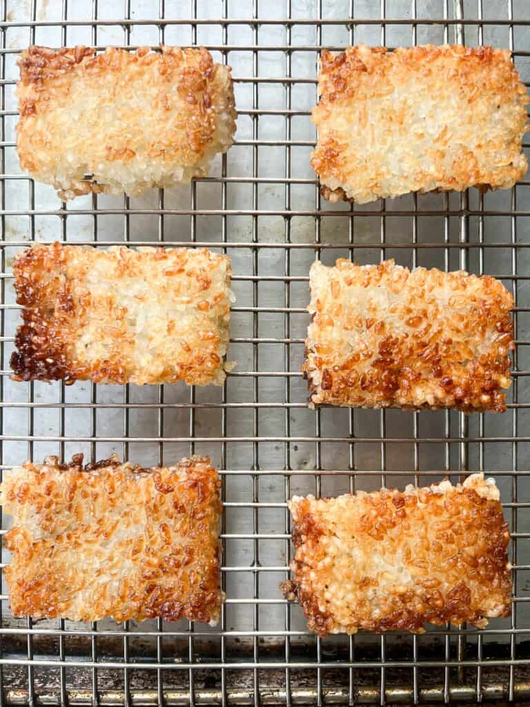 Crispy Rice Squares - A Nourishing Plate
