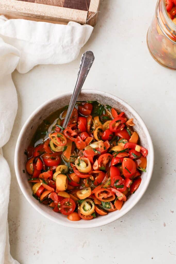 Homemade Fresh Tomato Relish - A Nourishing Plate
