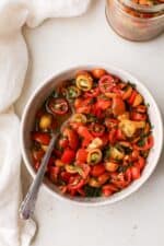 Homemade Fresh Tomato Relish - A Nourishing Plate