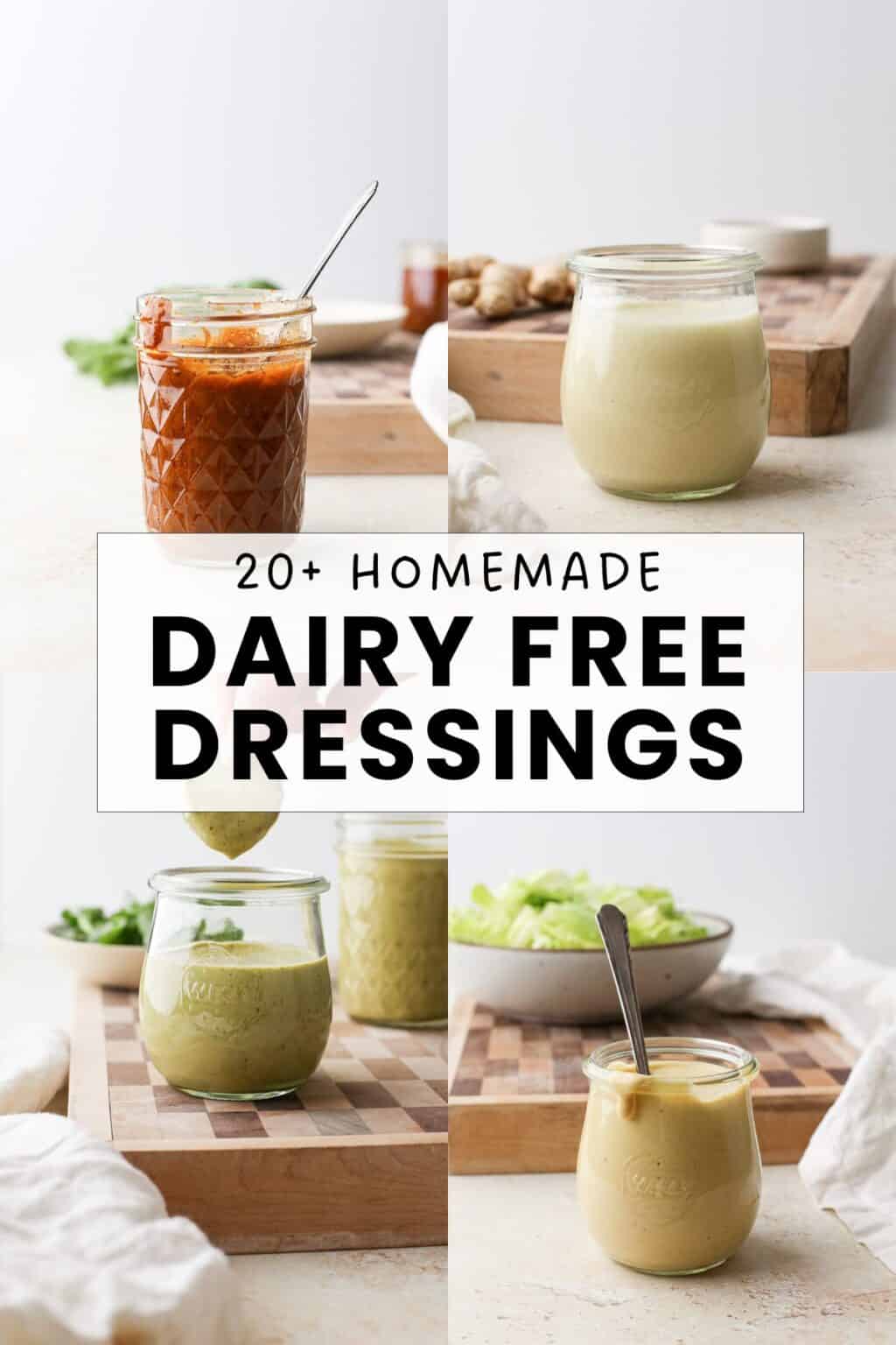 20+ Homemade Dairy Free Dressings (For Salad & Beyond) - A Nourishing Plate