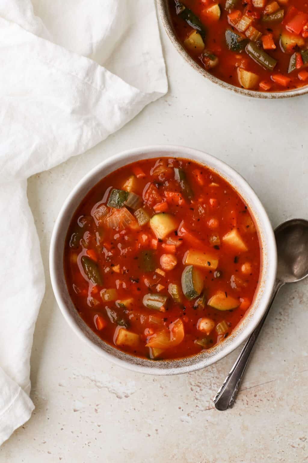 10 Vegetable Soup (Easy Homemade Recipe) - A Nourishing Plate