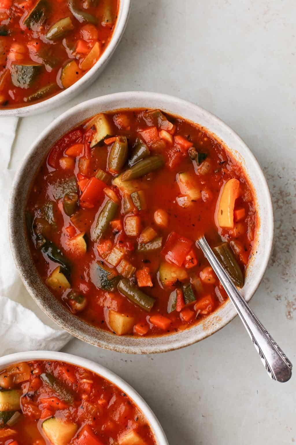 10 Vegetable Soup (Easy Homemade Recipe) - A Nourishing Plate