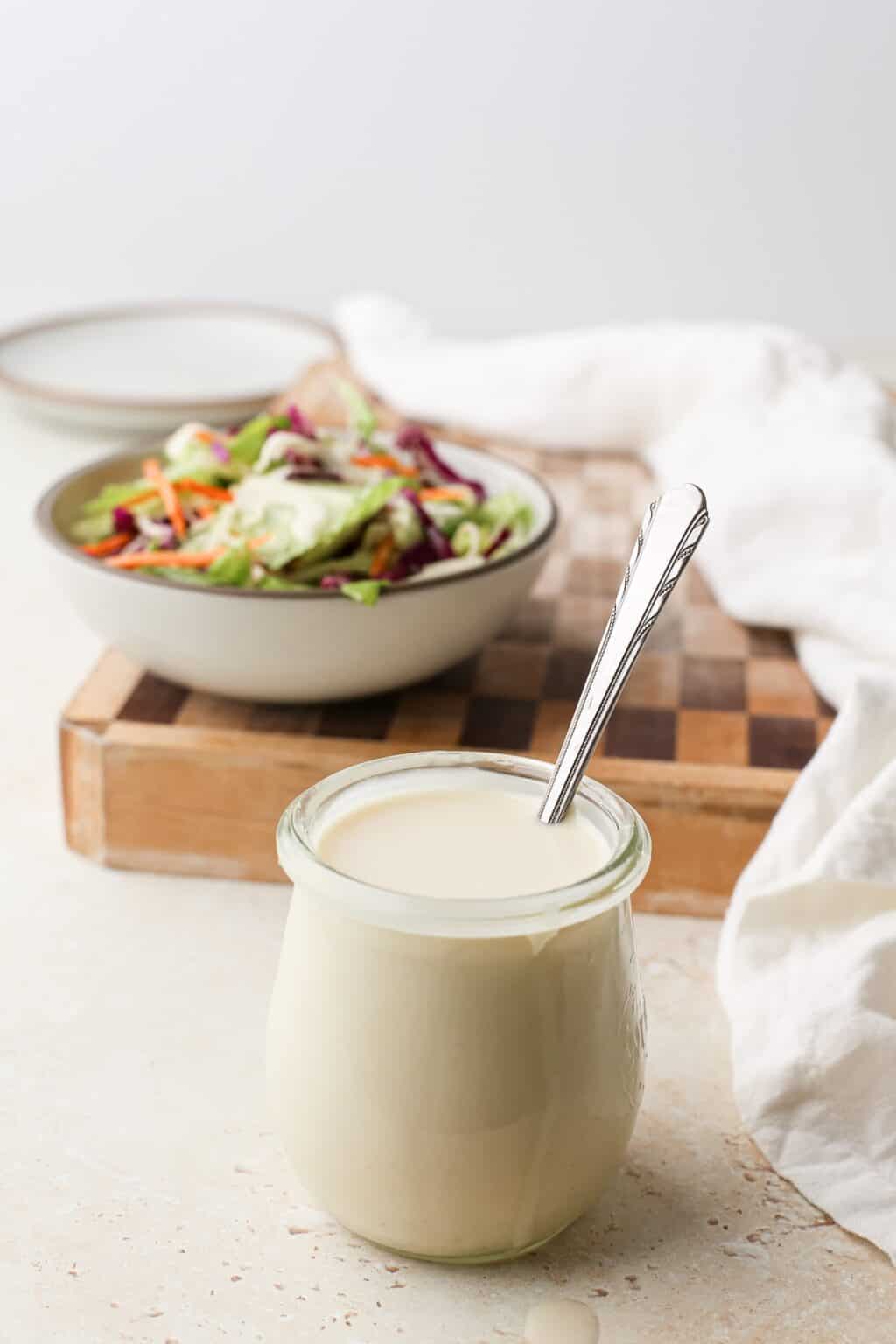 Creamy Asian Salad Dressing - A Nourishing Plate