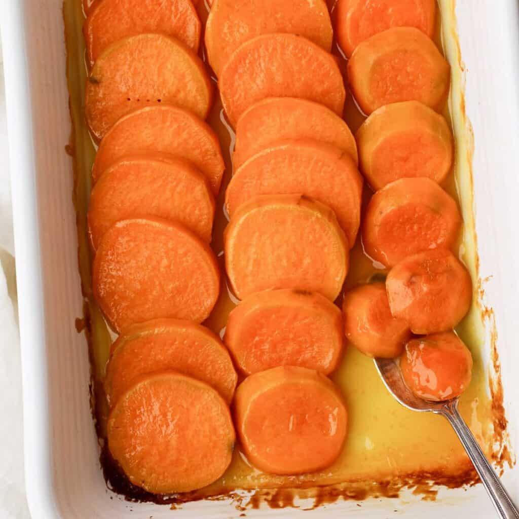 Vegan Orange Candied Sweet Potatoes (No Marshmallows) - A Nourishing Plate
