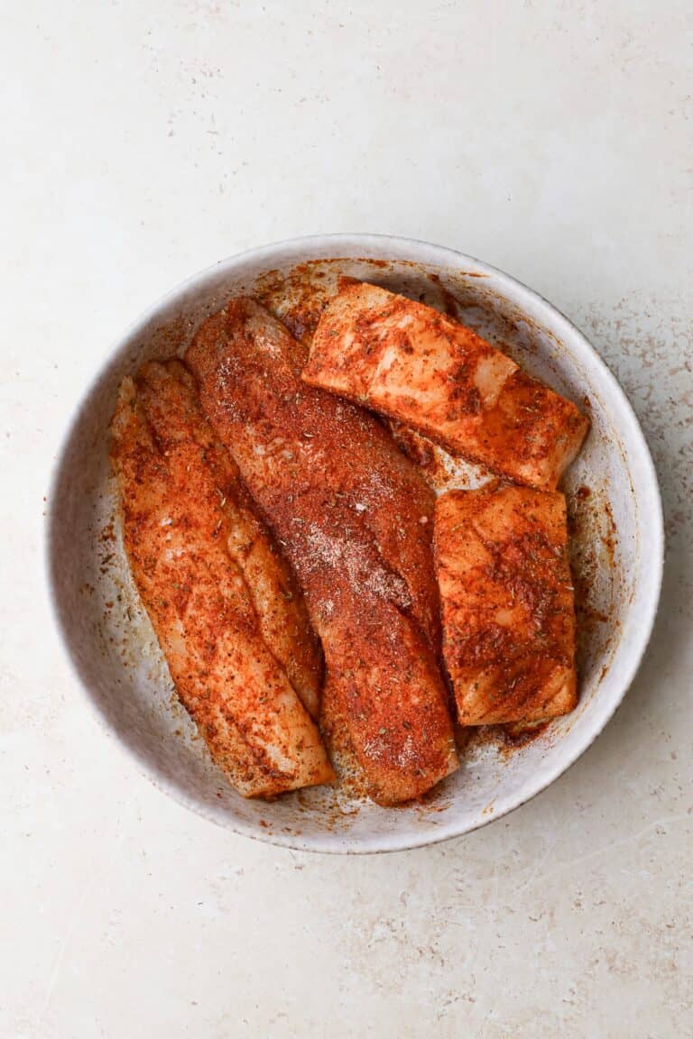 Blackened Cod Fish Tacos With Slaw - A Nourishing Plate