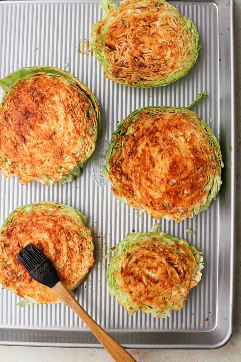 Easy Oven Roasted Cabbage Steaks - A Nourishing Plate