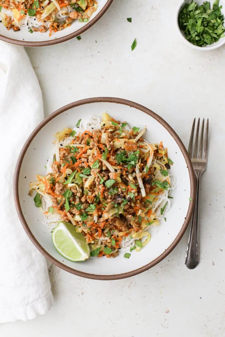 Deconstructed Spring Roll Bowls - A Nourishing Plate