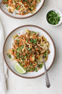 Deconstructed Spring Roll Bowls - A Nourishing Plate