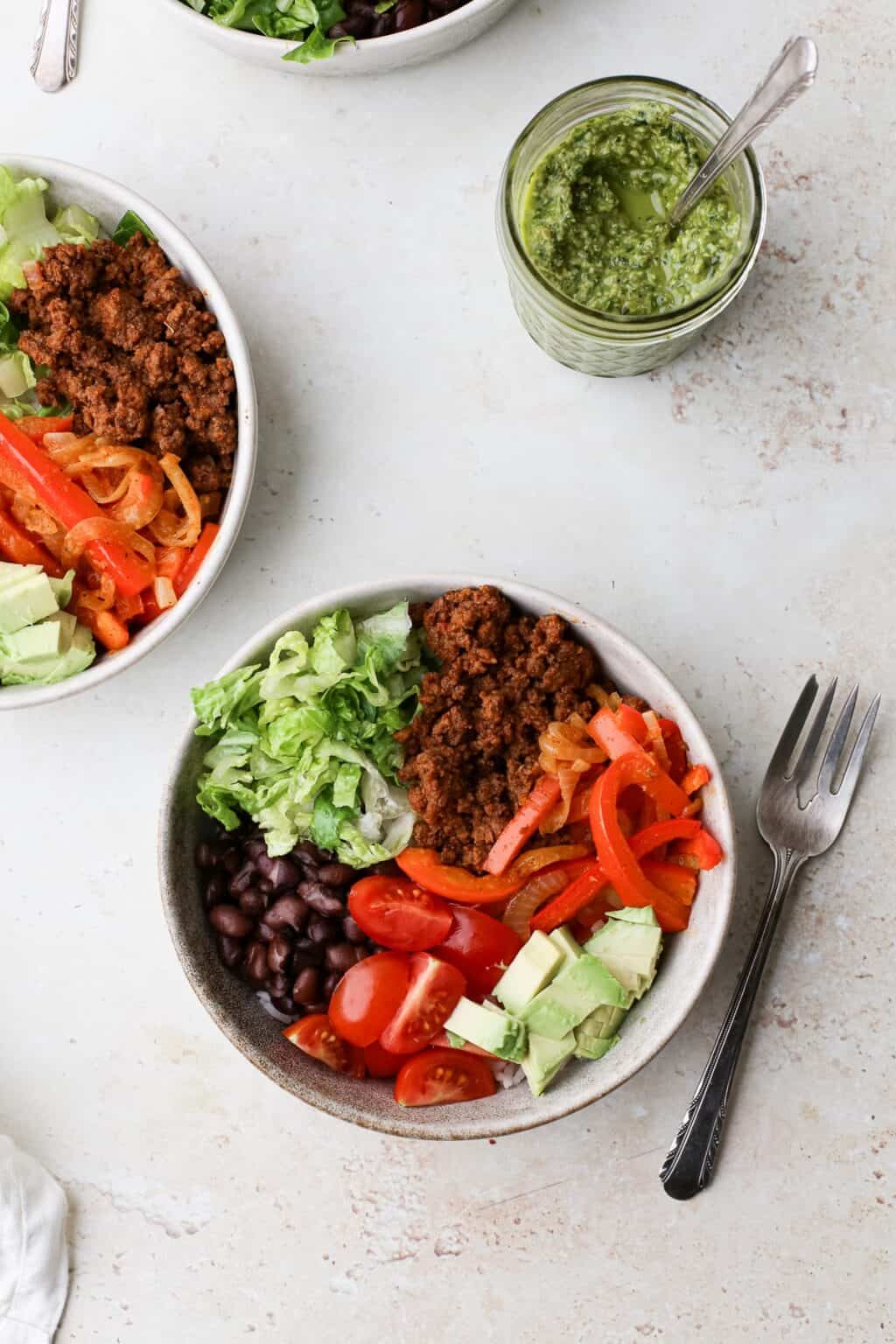 Taco Rice Bowl - A Nourishing Plate