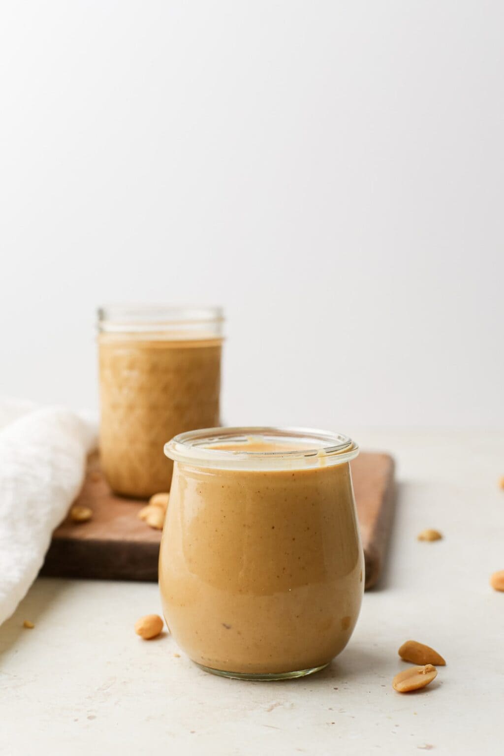 Easy Homemade Peanut Butter - A Nourishing Plate