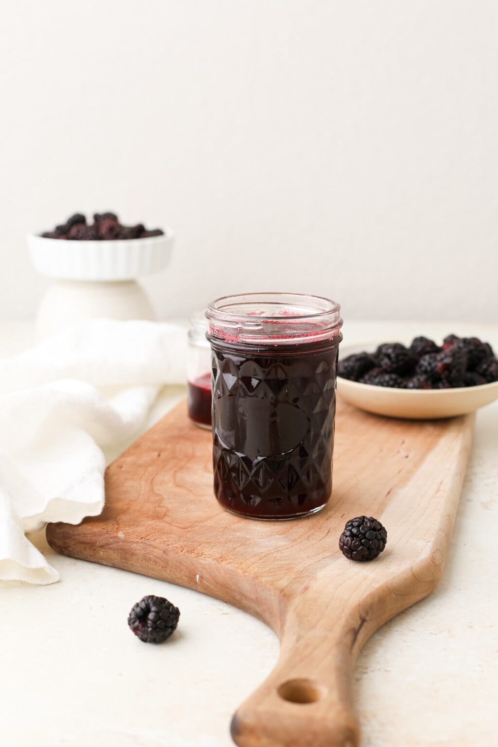 Blackberry Simple Syrup - A Nourishing Plate