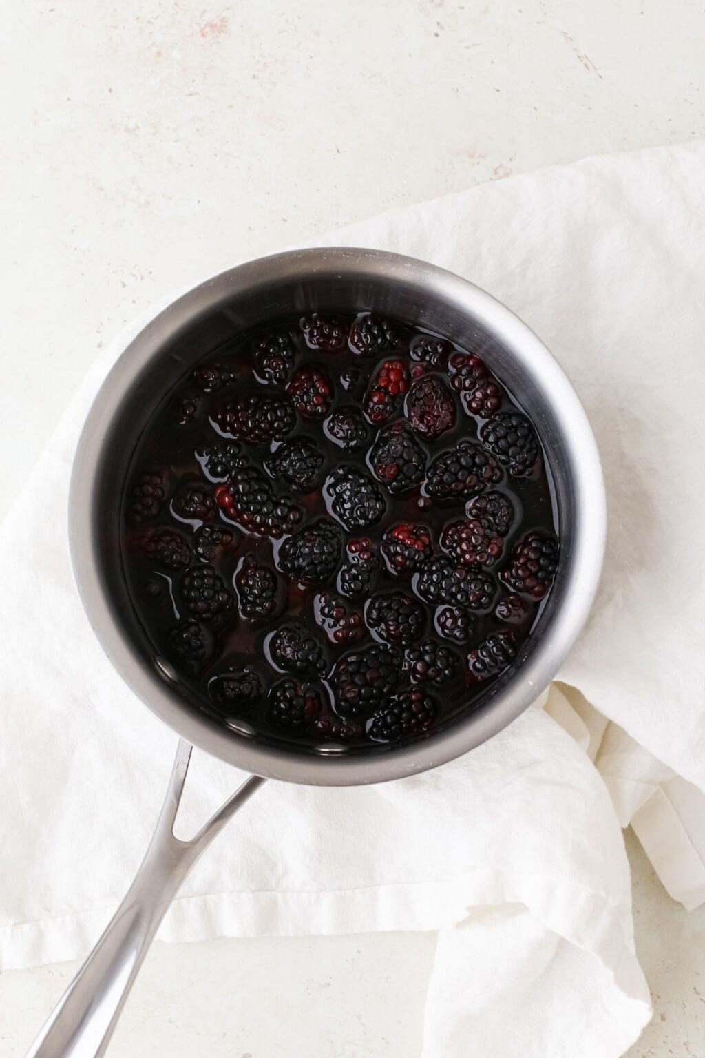 Blackberry Simple Syrup - A Nourishing Plate
