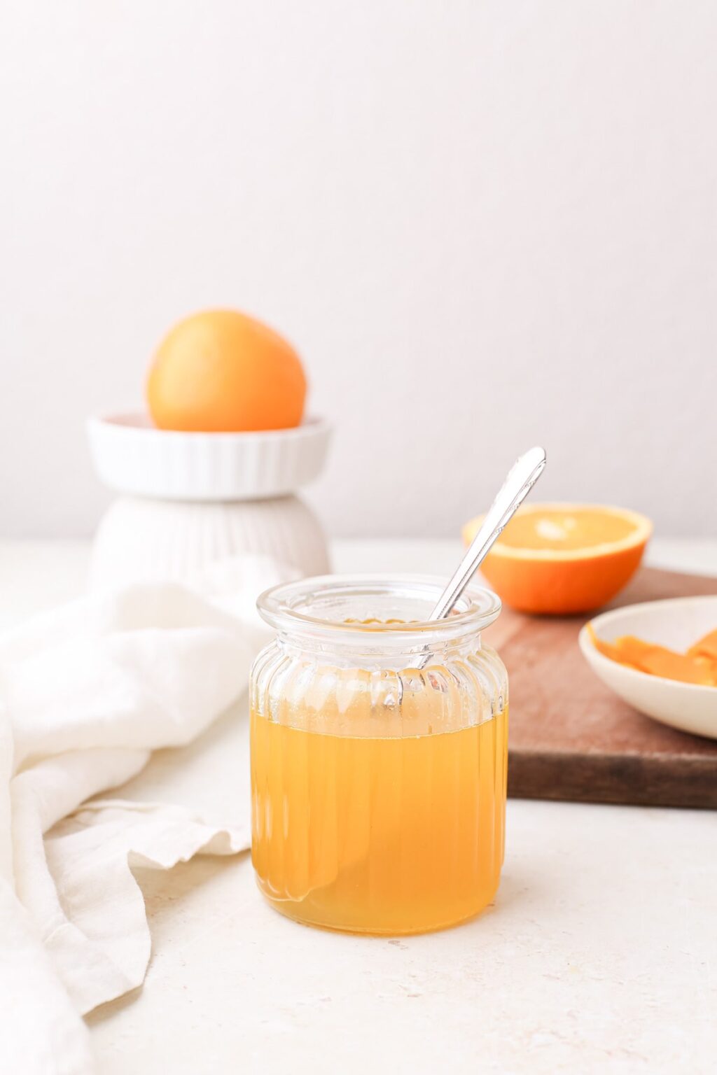 2-Ingredient Orange Simple Syrup - A Nourishing Plate