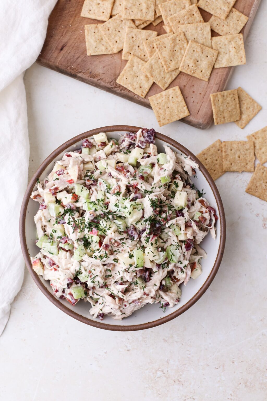15 Minute Cranberry Pecan Chicken Salad (Dairy Free) - A Nourishing Plate